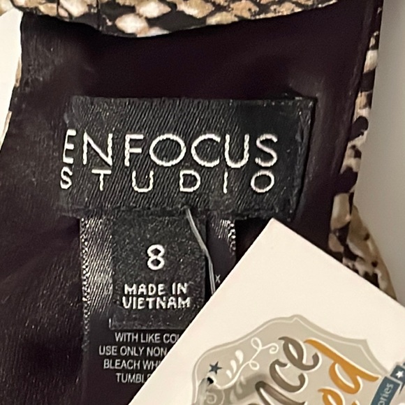 Enfocus Studio | Pants & Jumpsuits | Nwt Enfocus Studio Snake Skin Print | Poshmark